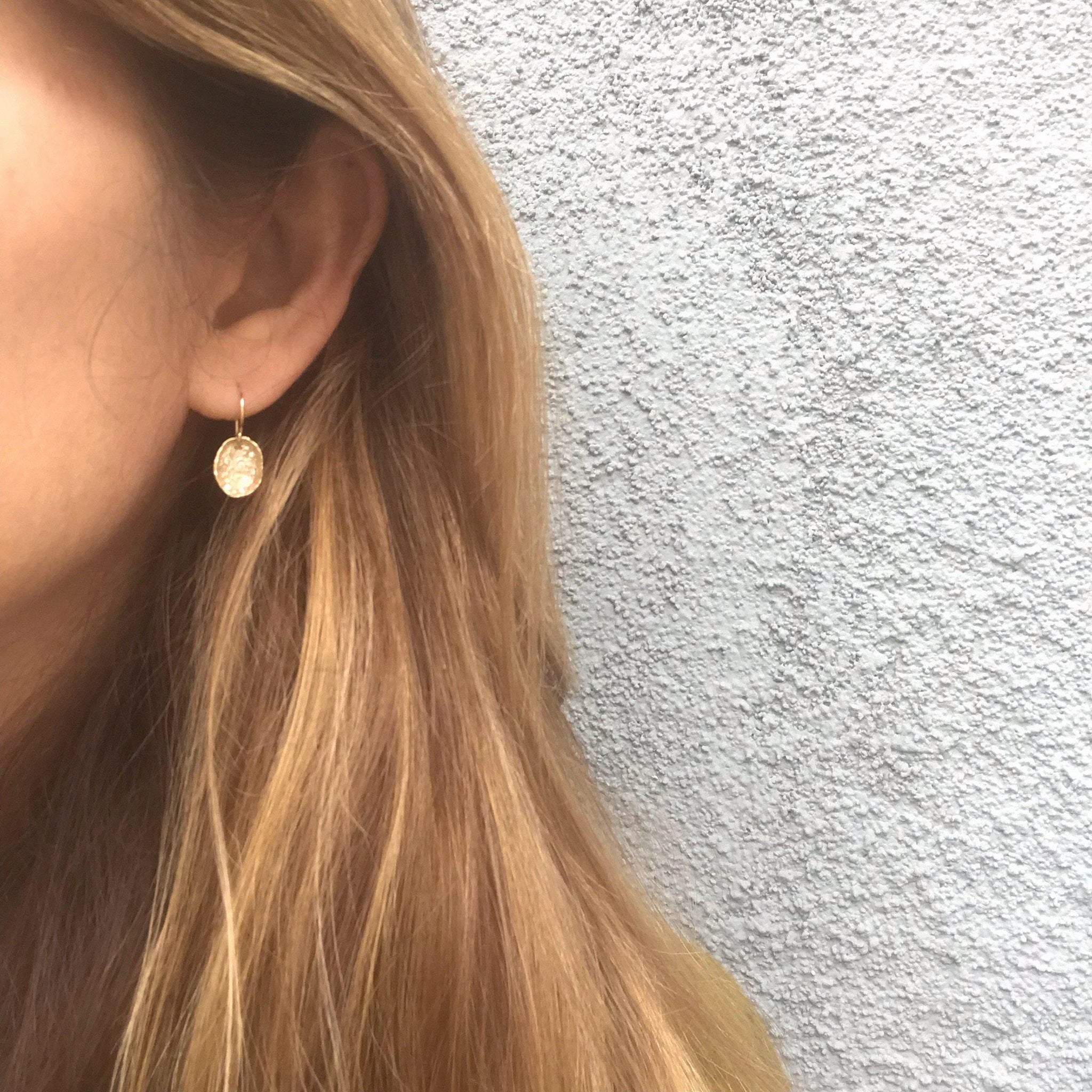 Diamond Pod Earrings I Drop Diamond Earrings – NIXIN